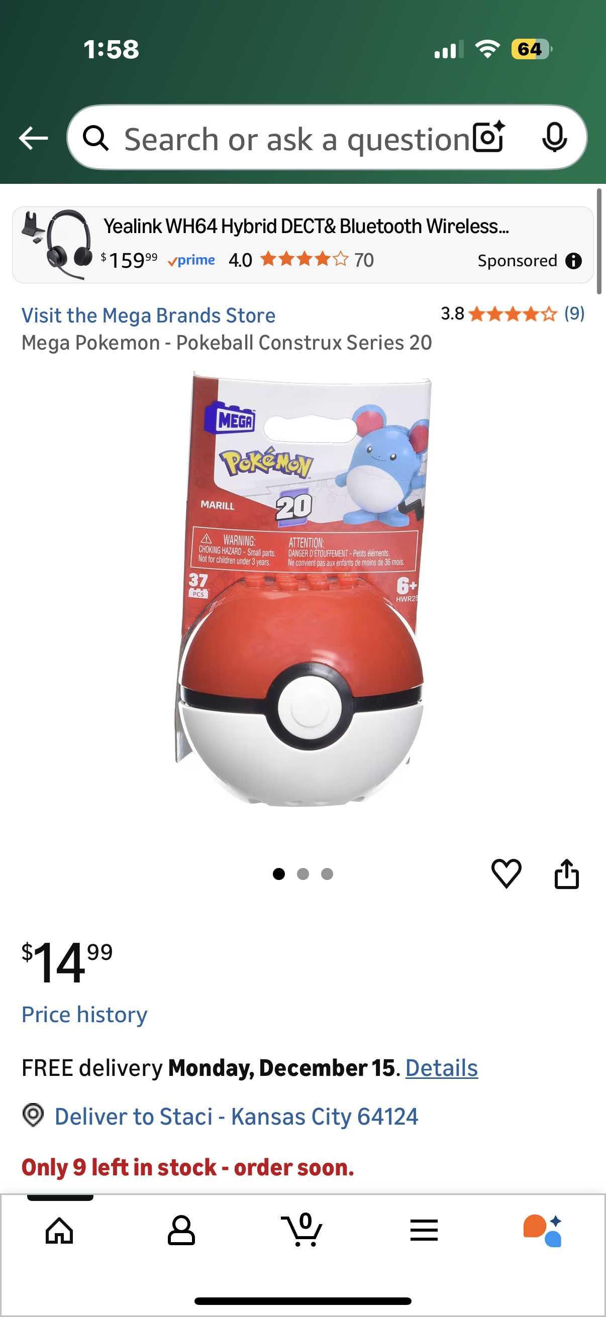 Mega Pokemon - Pokeball Construx Series 20 – Zu's Underground